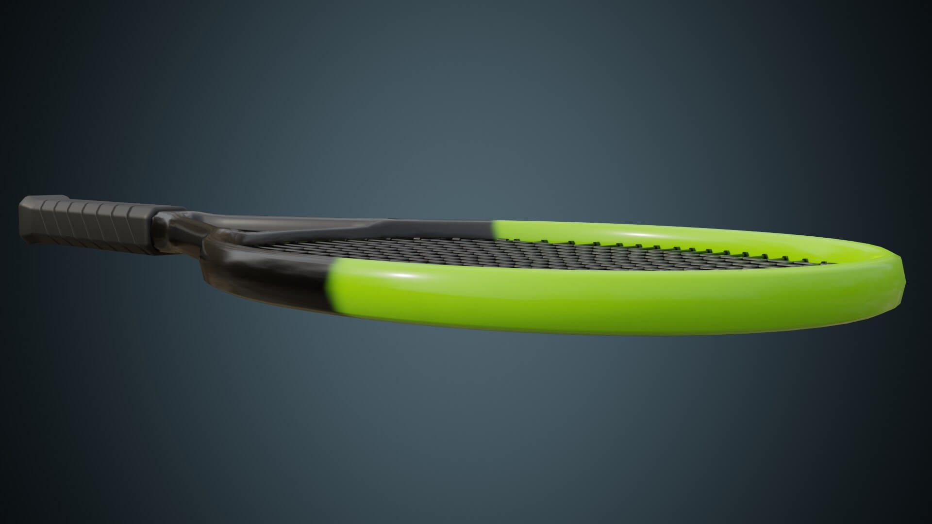 Tennis Racquet 1A - 3D Model by weeray