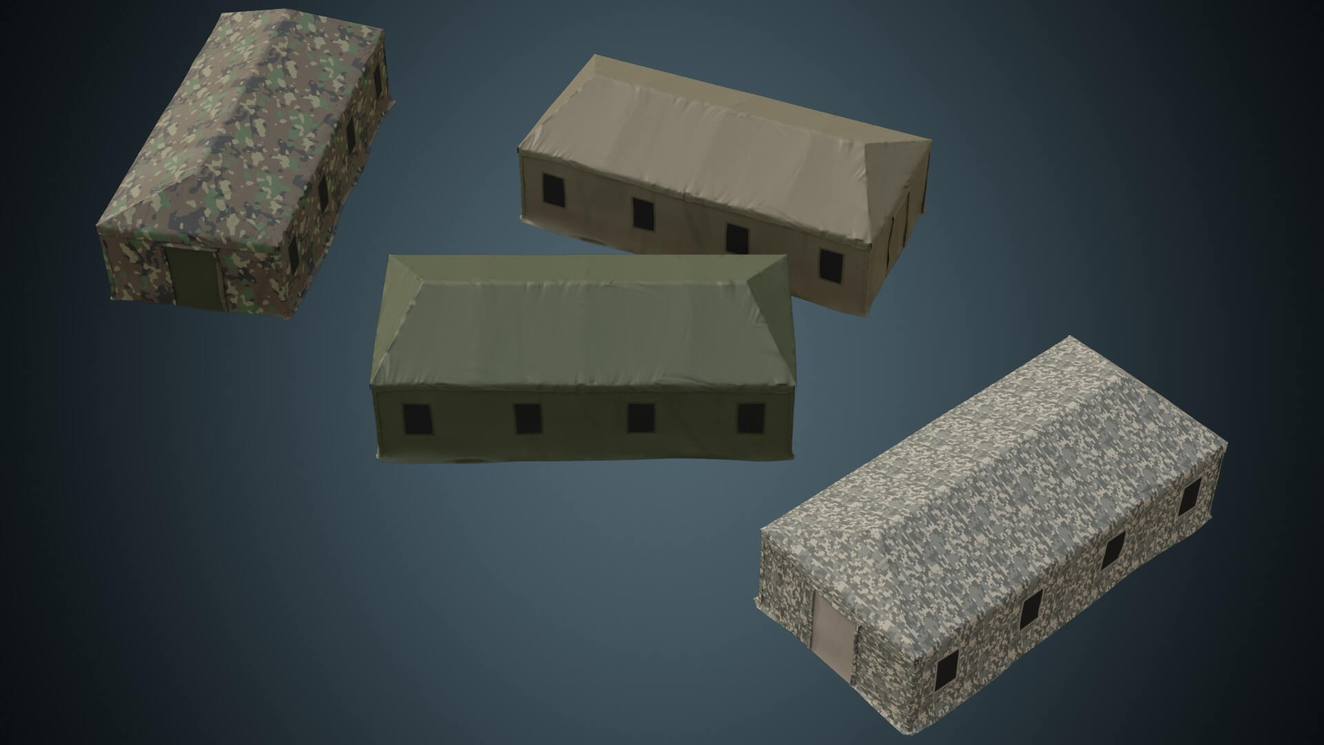 Tent 2A 3D Model by weeray