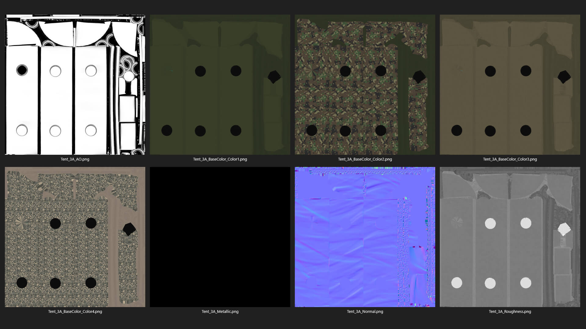 Tent 3A 3D Model by weeray