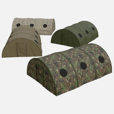 Tent 3A 3D Model by weeray