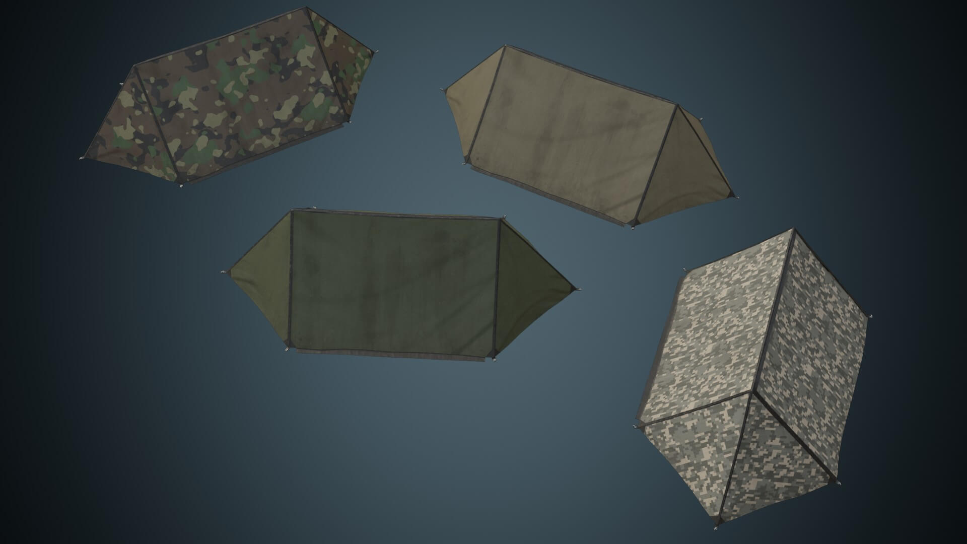 Tent 4B 3D Model by weeray