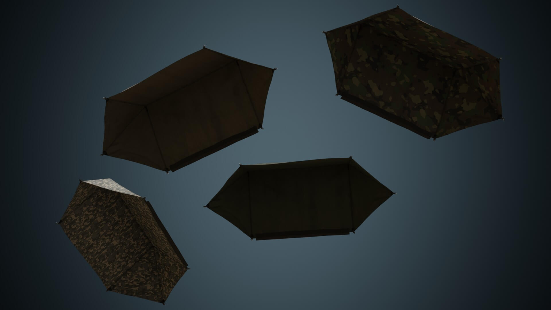 Tent 4B 3D Model by weeray