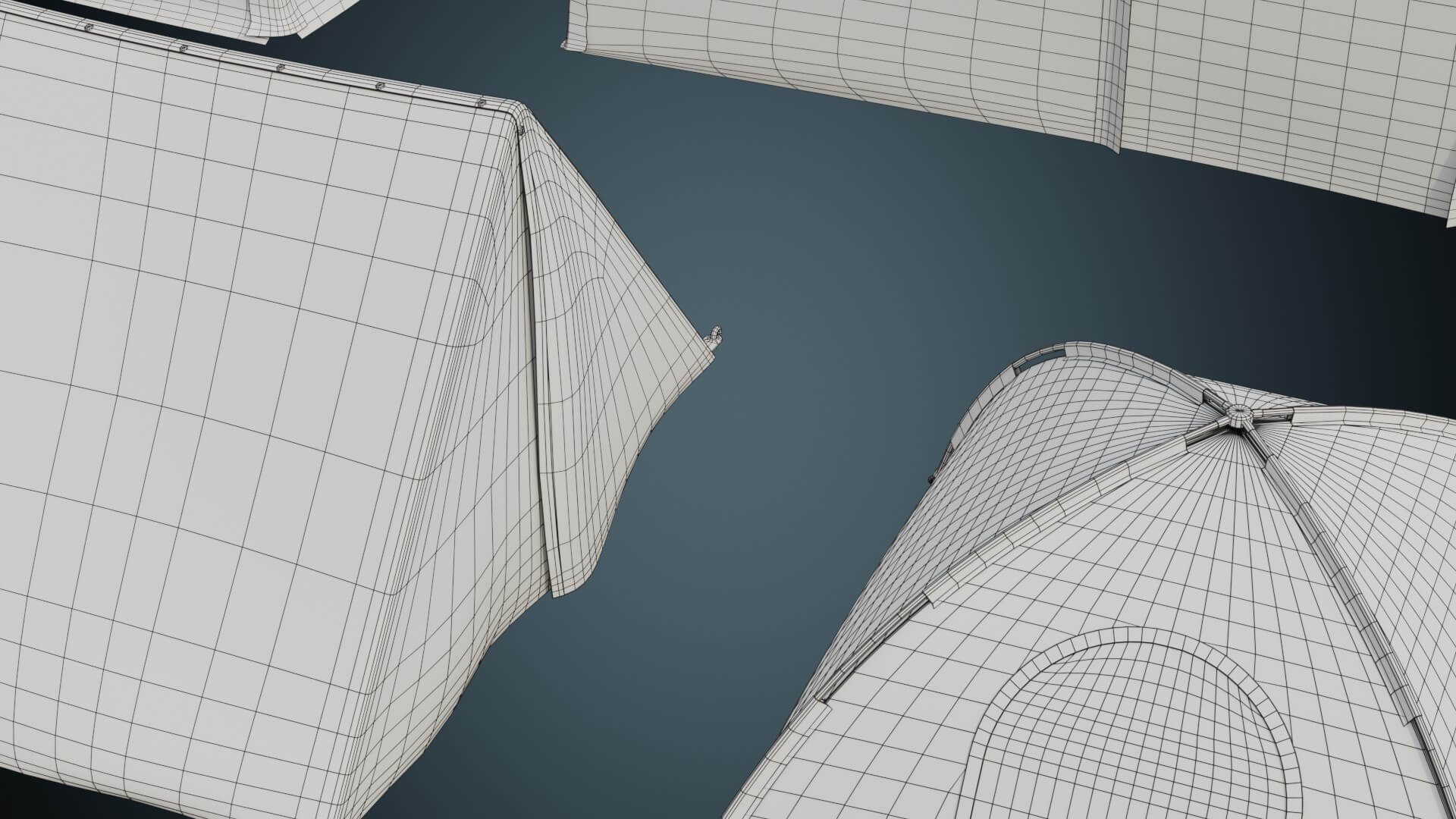 Tent Collection 1 Basic - 3D Model by weeray