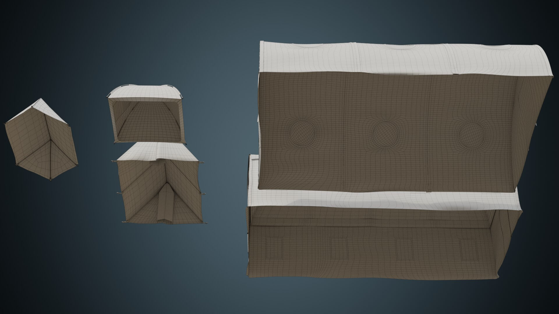 Tent Collection 1 Basic - 3D Model by weeray