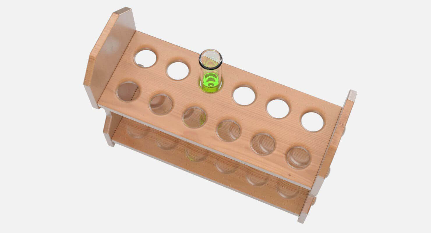 Test Tube Rack - 3D Model by weeray