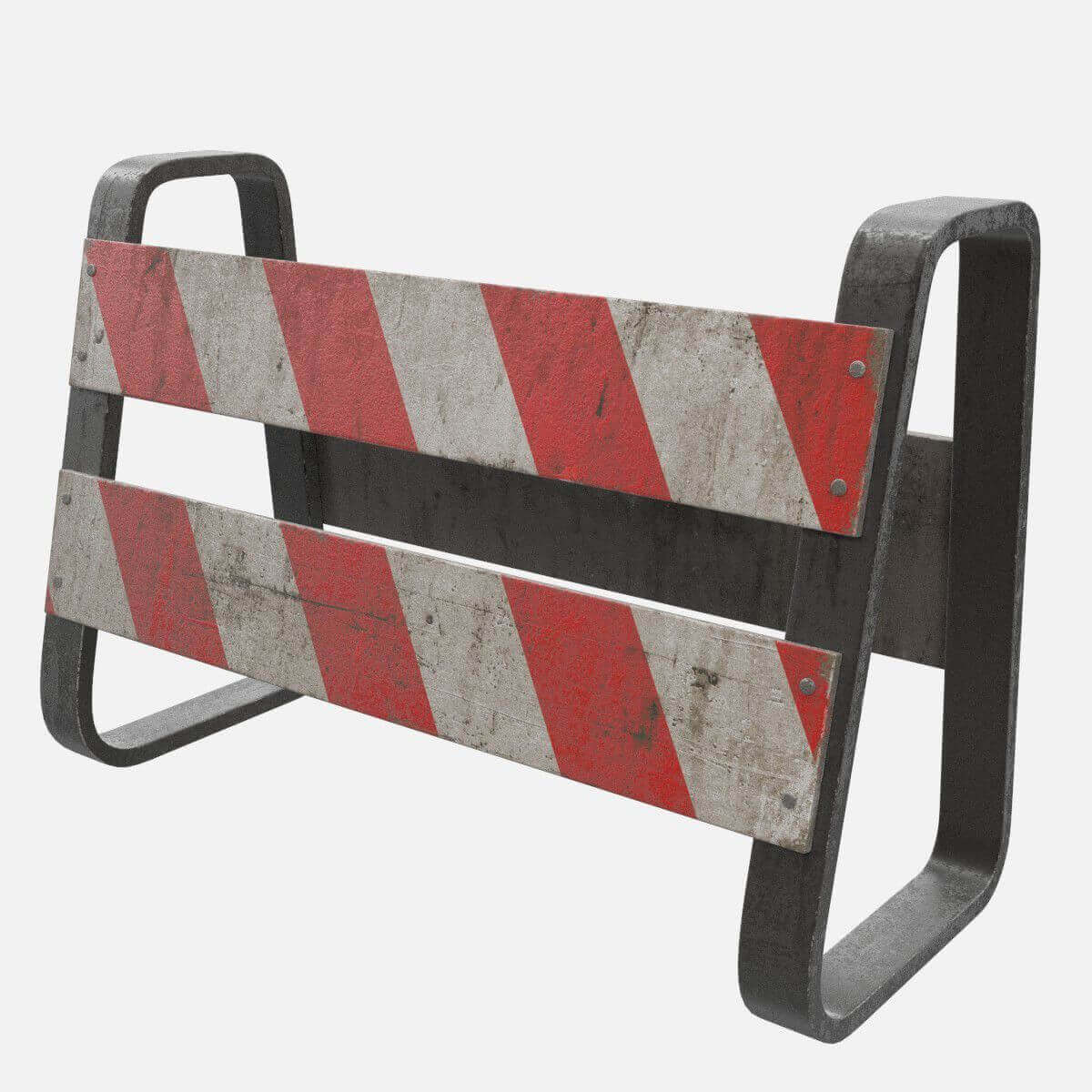 Traffic Barricade - 3D Model by weeray