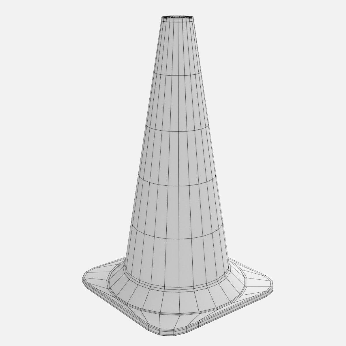 Traffic Cone - 3D Model by weeray