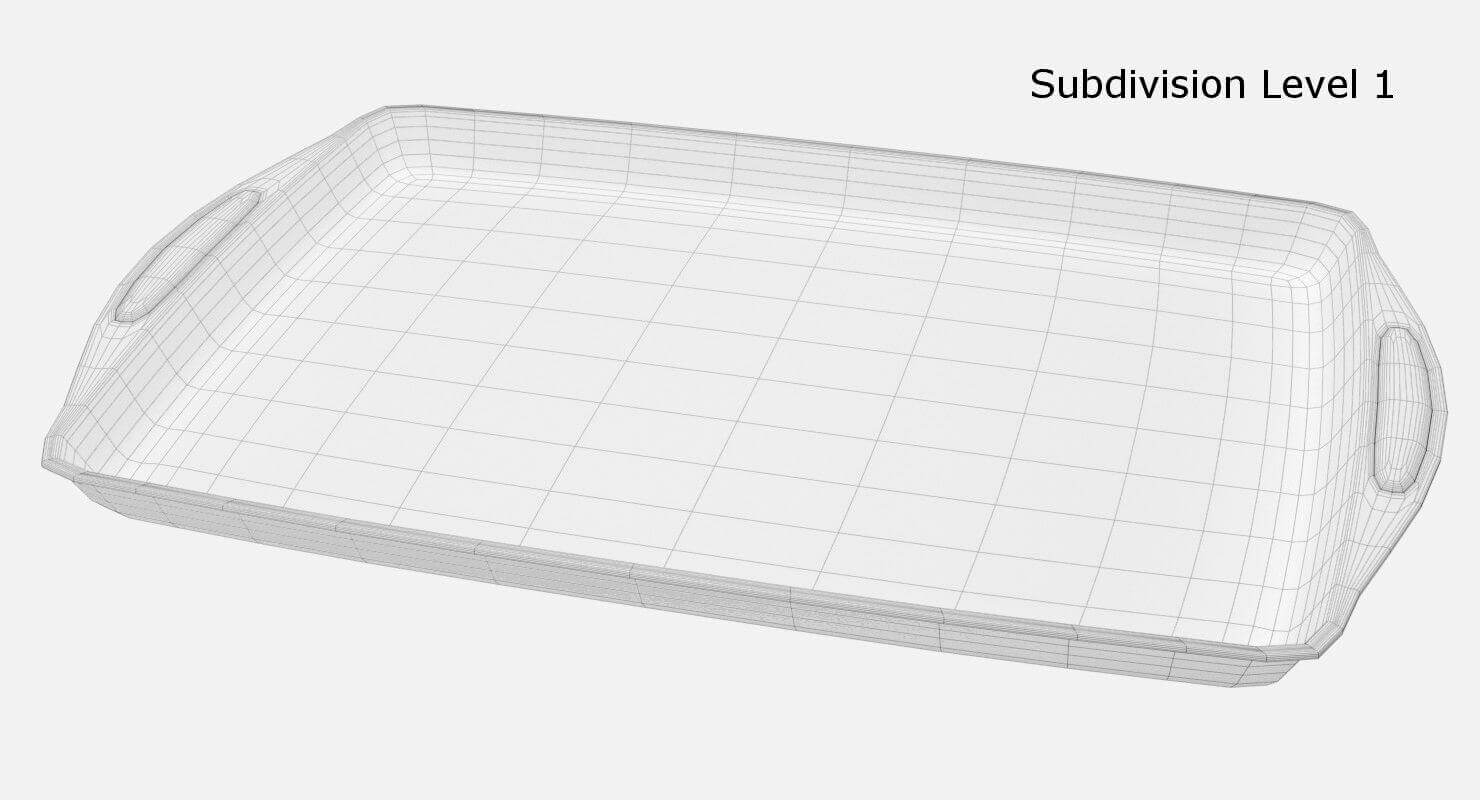 Baking Tray - 3D Model by weeray