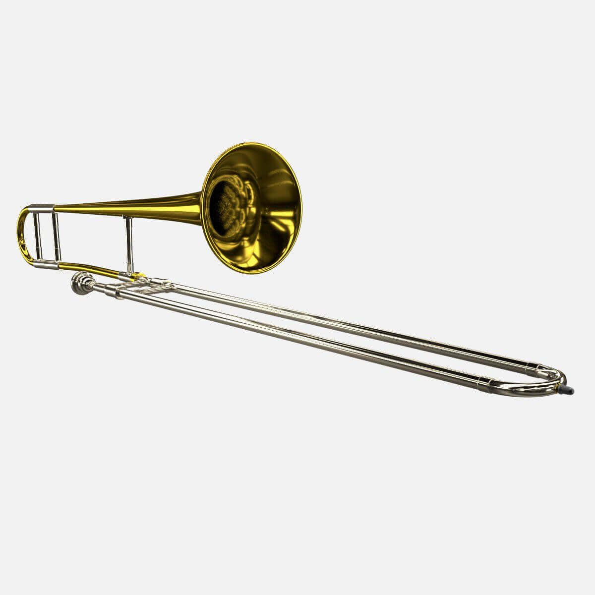 Trombone - 3D Model by weeray