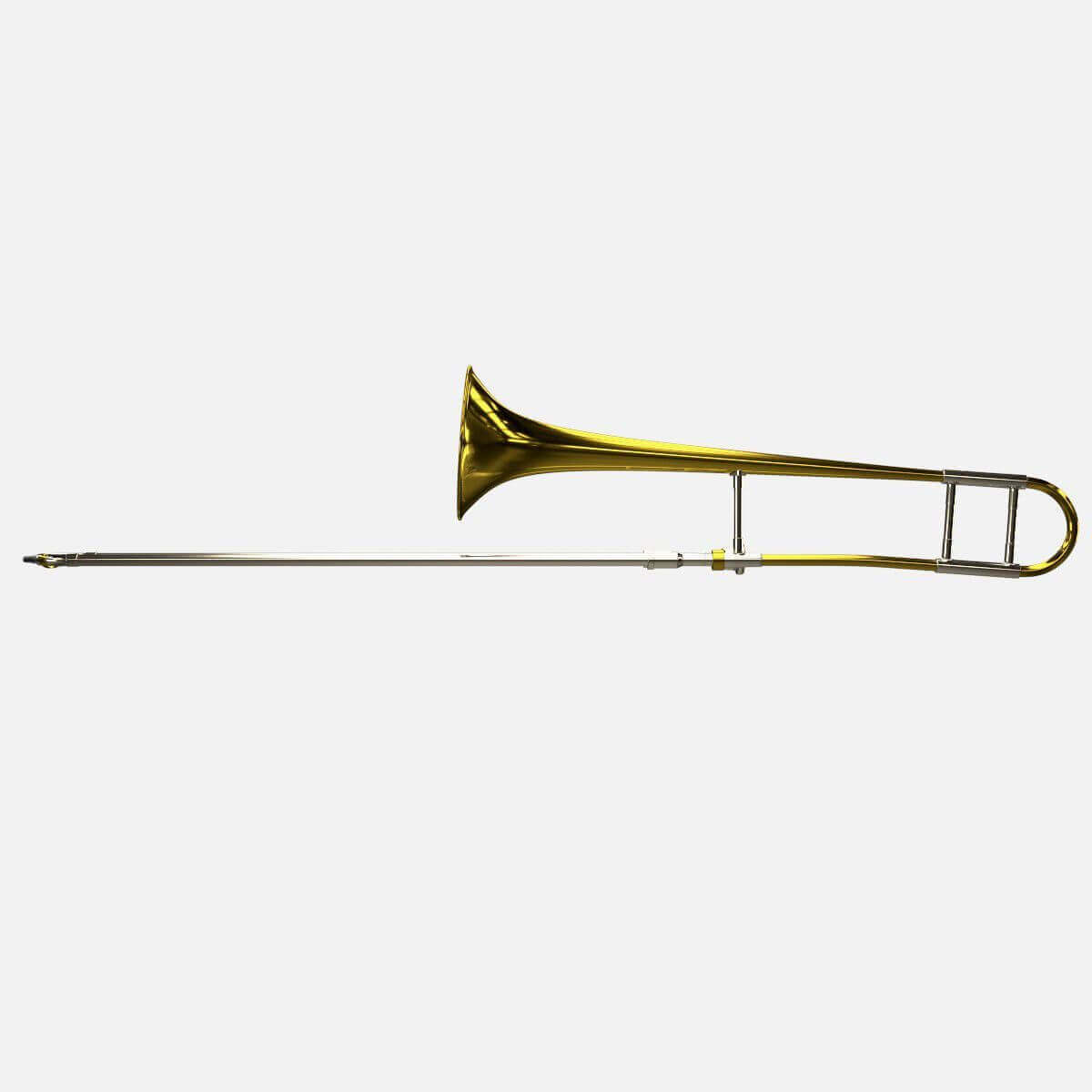 Trombone - 3D Model by weeray