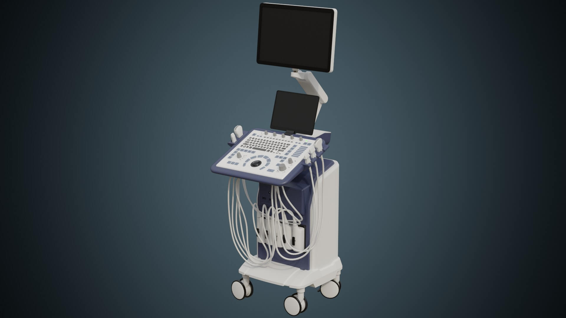 Ultrasound Machine 1 Basic - 3D Model by weeray