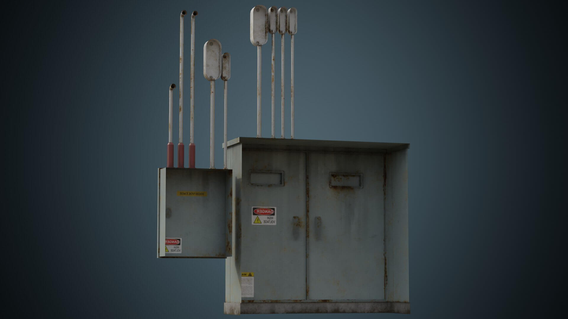 Utility Box 4B - 3D Model by weeray