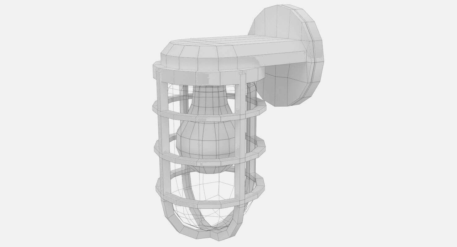 Wall Light - 3D Model by weeray