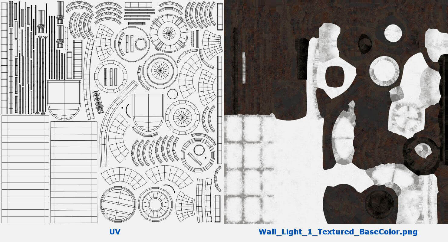 Outdoor Wall Light (textured) - 3D Model by weeray