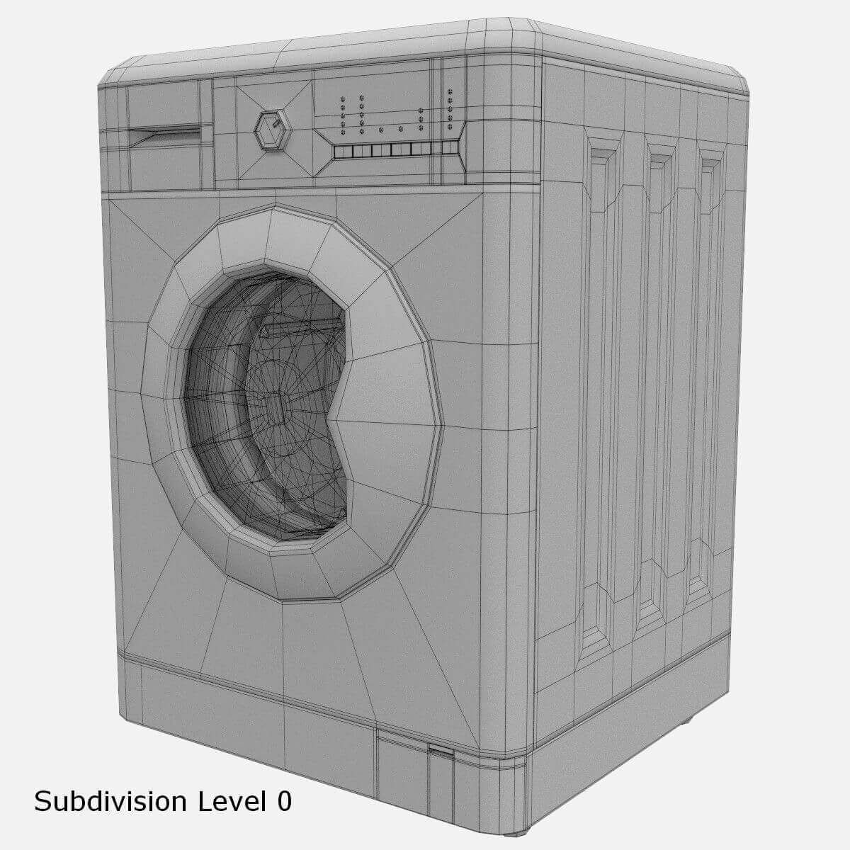 Washing Machine - 3D Model by weeray
