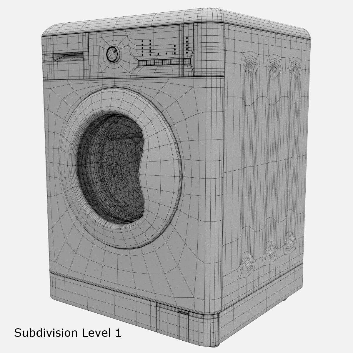 Washing Machine - 3D Model by weeray