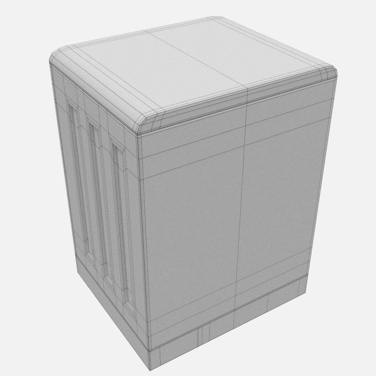 Washing Machine - 3D Model by weeray