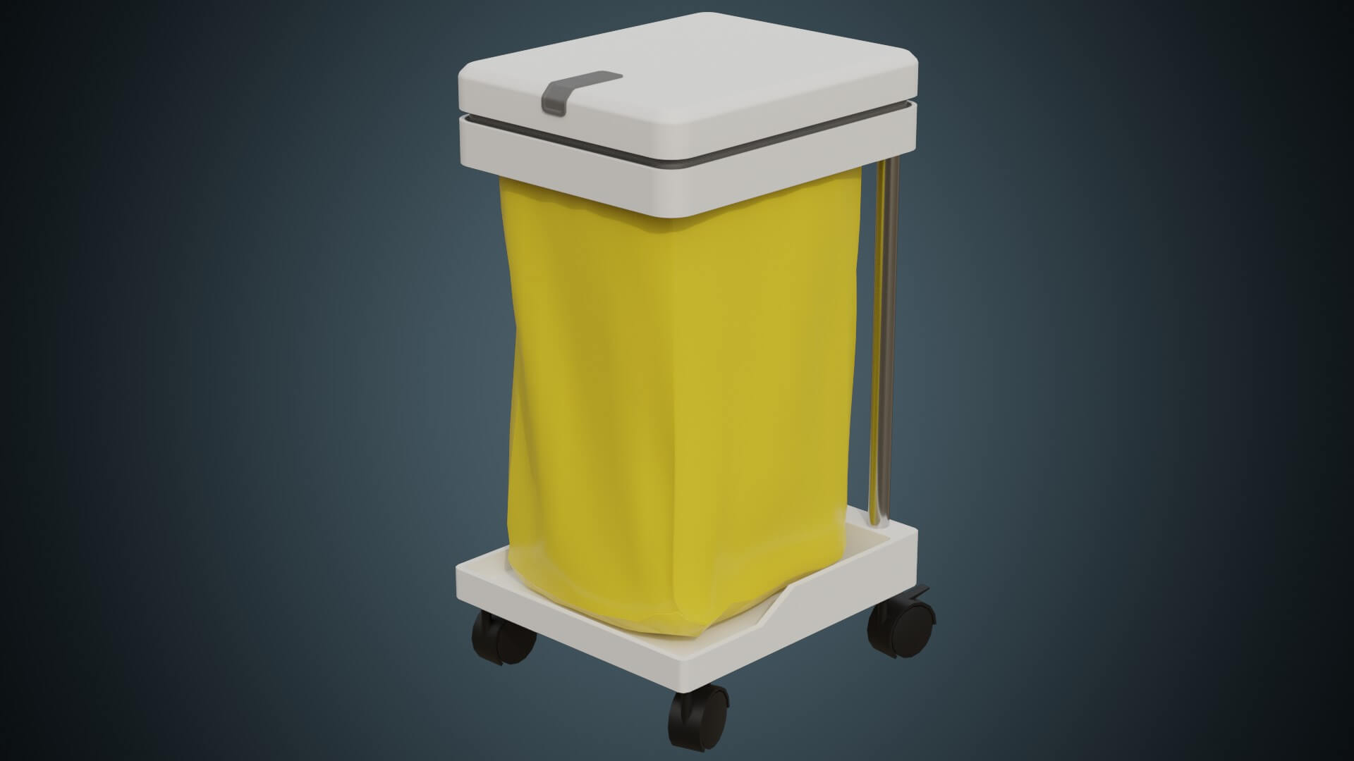 Waste Bin 1 Basic - 3D Model by weeray
