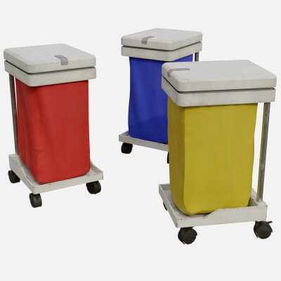 Waste Bin 1B - 3D Model by weeray