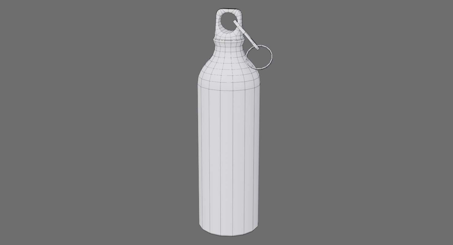 Water Bottle - 3D Model by weeray