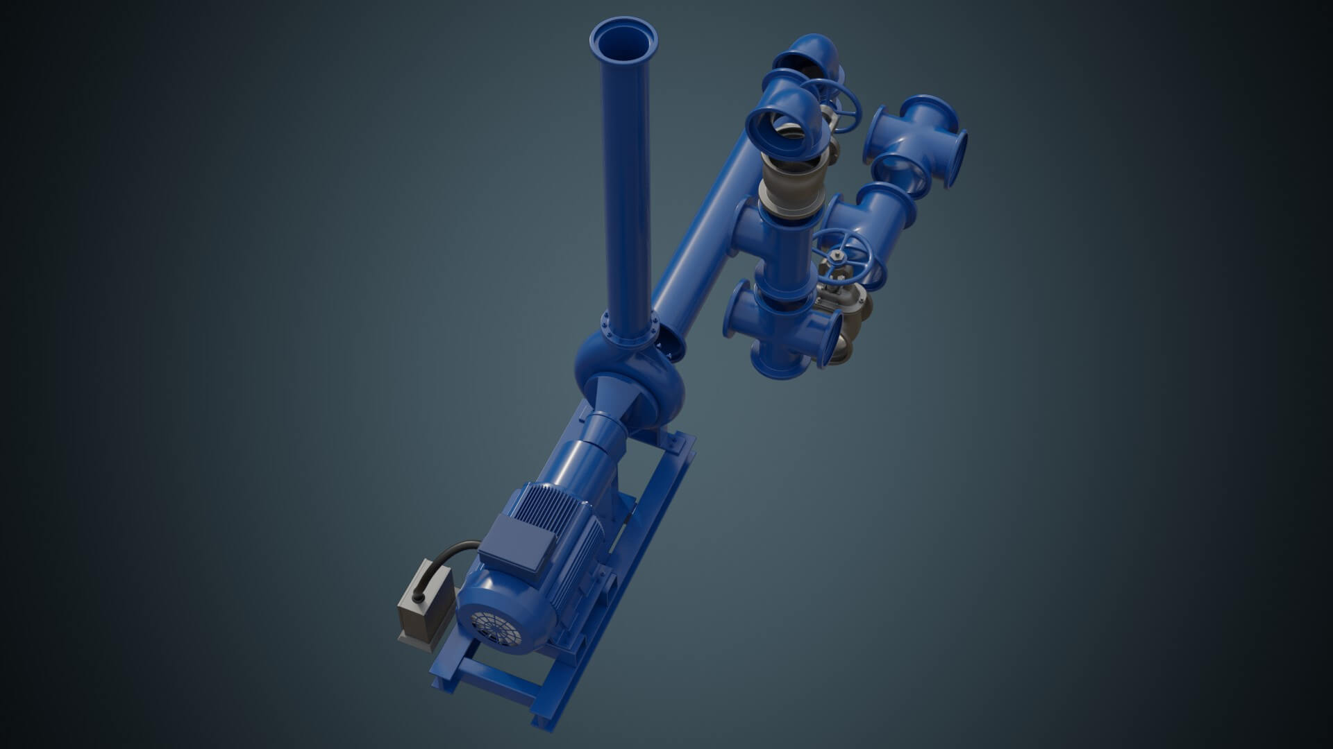 Water Pump 3 Basic - 3D Model by weeray