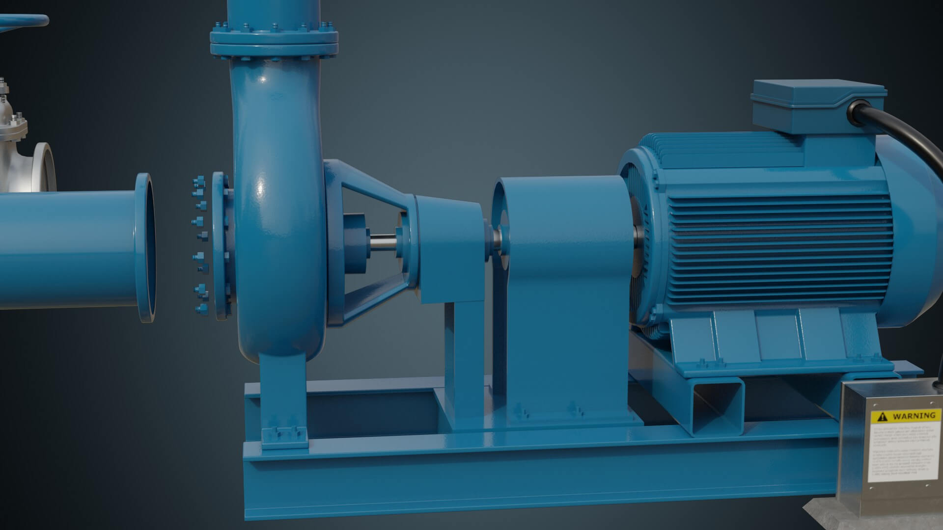 Water Pump 3A - 3D Model by weeray