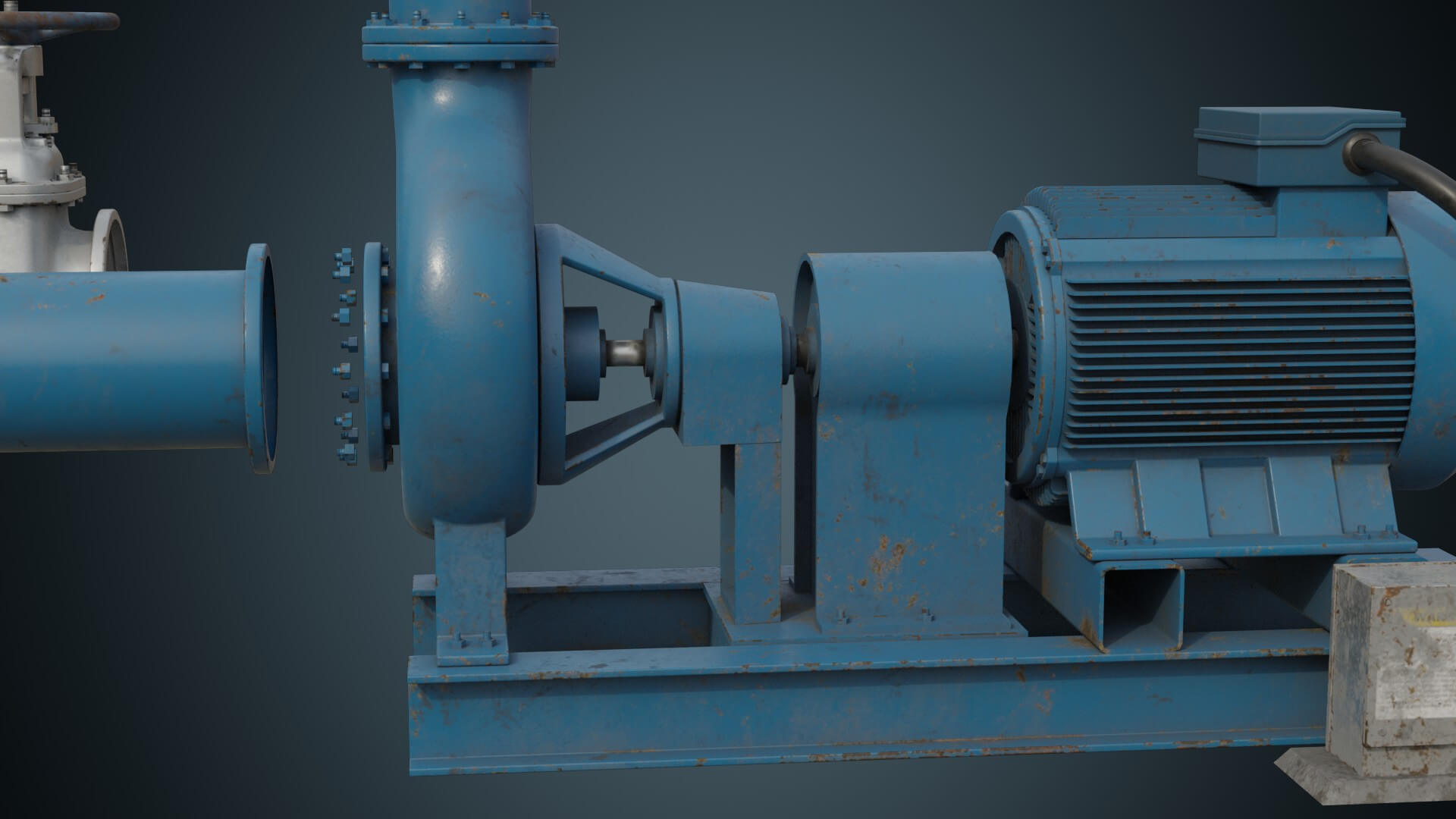 Water Pump 3B - 3D Model by weeray