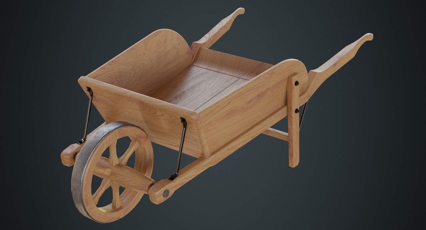 Wheelbarrow 4C - 3D Model by weeray
