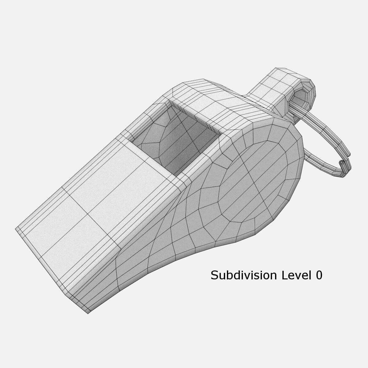 Whistle - 3D Model by weeray