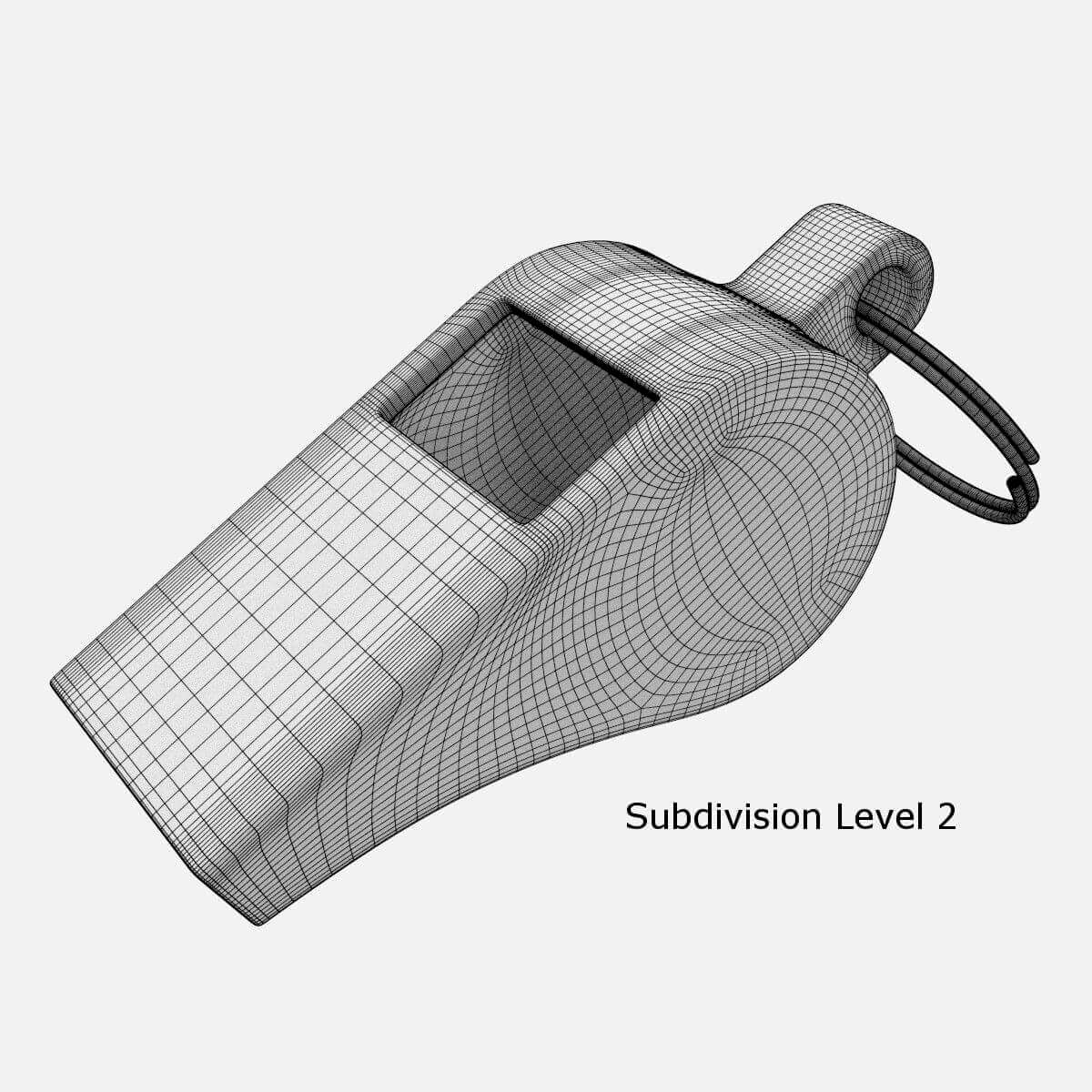 Whistle - 3D Model by weeray