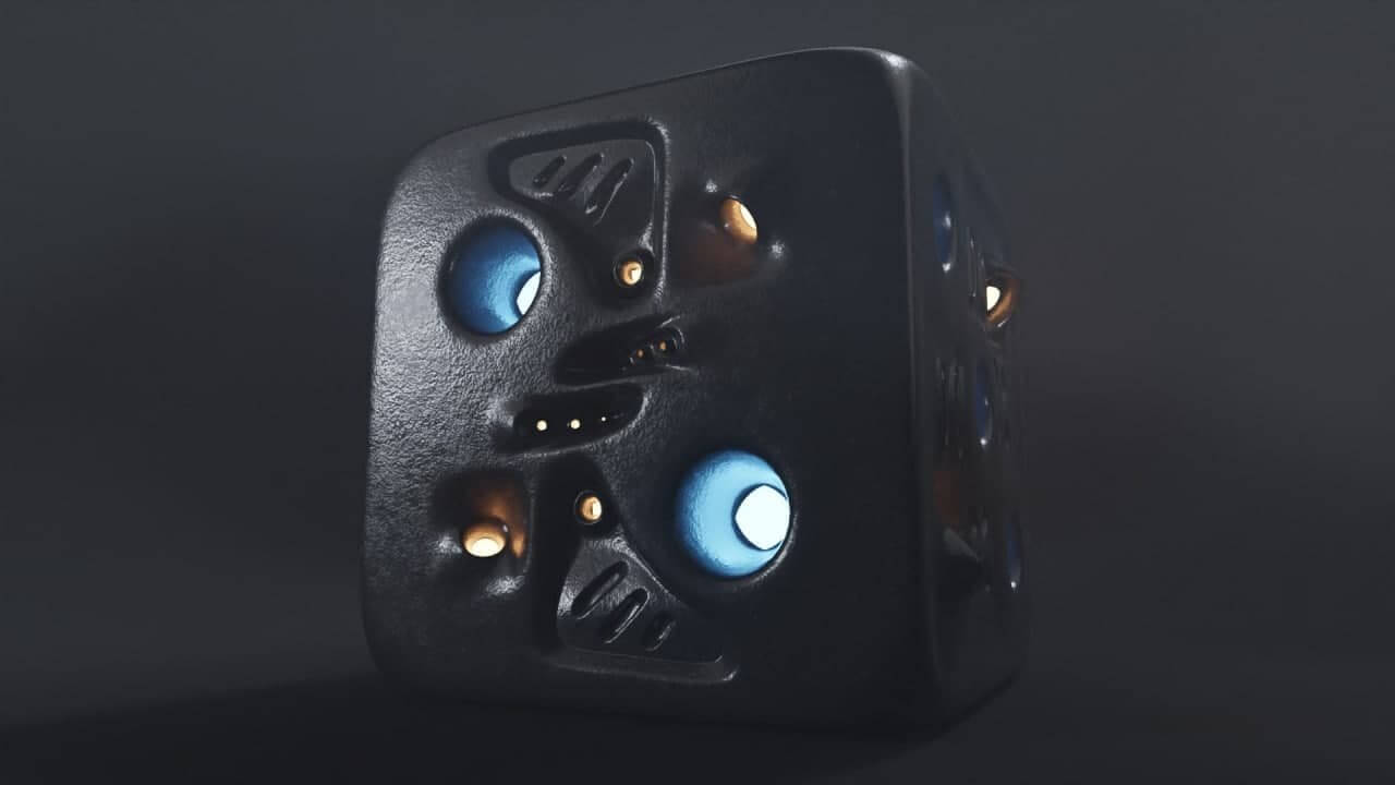 Sci-Fi Dice 3D Model by Weish