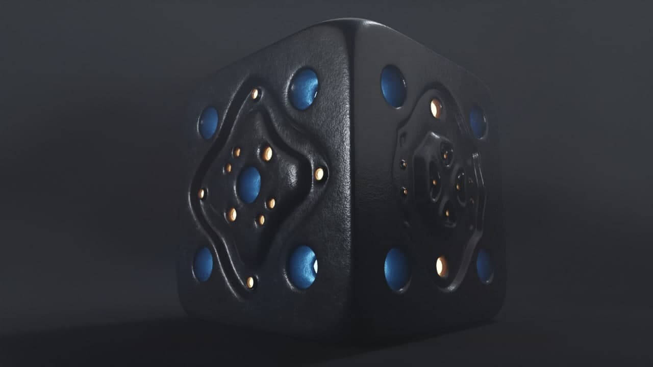 Sci-Fi Dice 3D Model by Weish