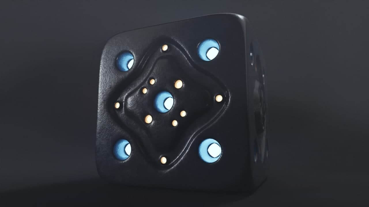 Sci-Fi Dice 3D Model by Weish