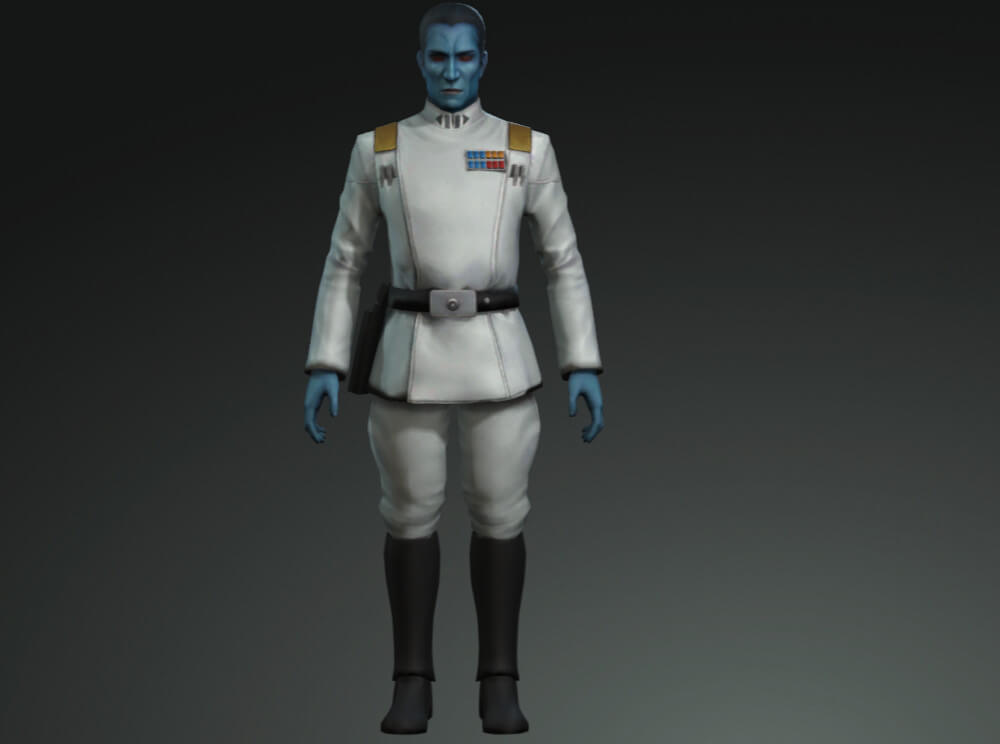 Grand Admiral Thrawn - 3D Model by Wen Quelto