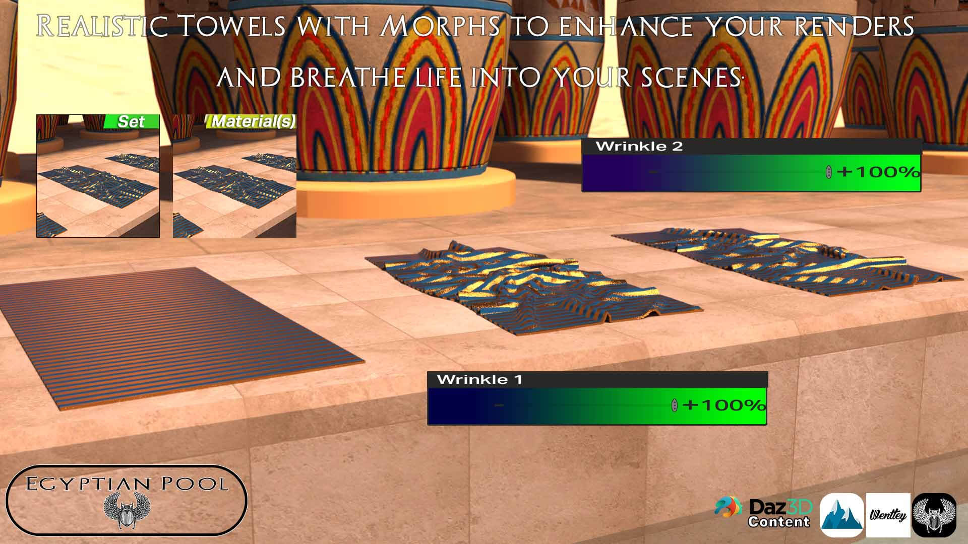 Egyptian Pool - Daz Content by wentley