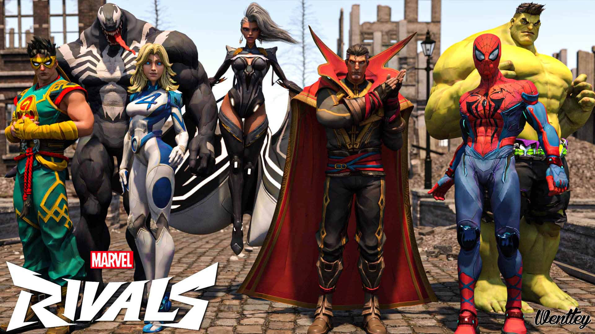 Marvel Rivals A 3D Render, Digital Art by wentley