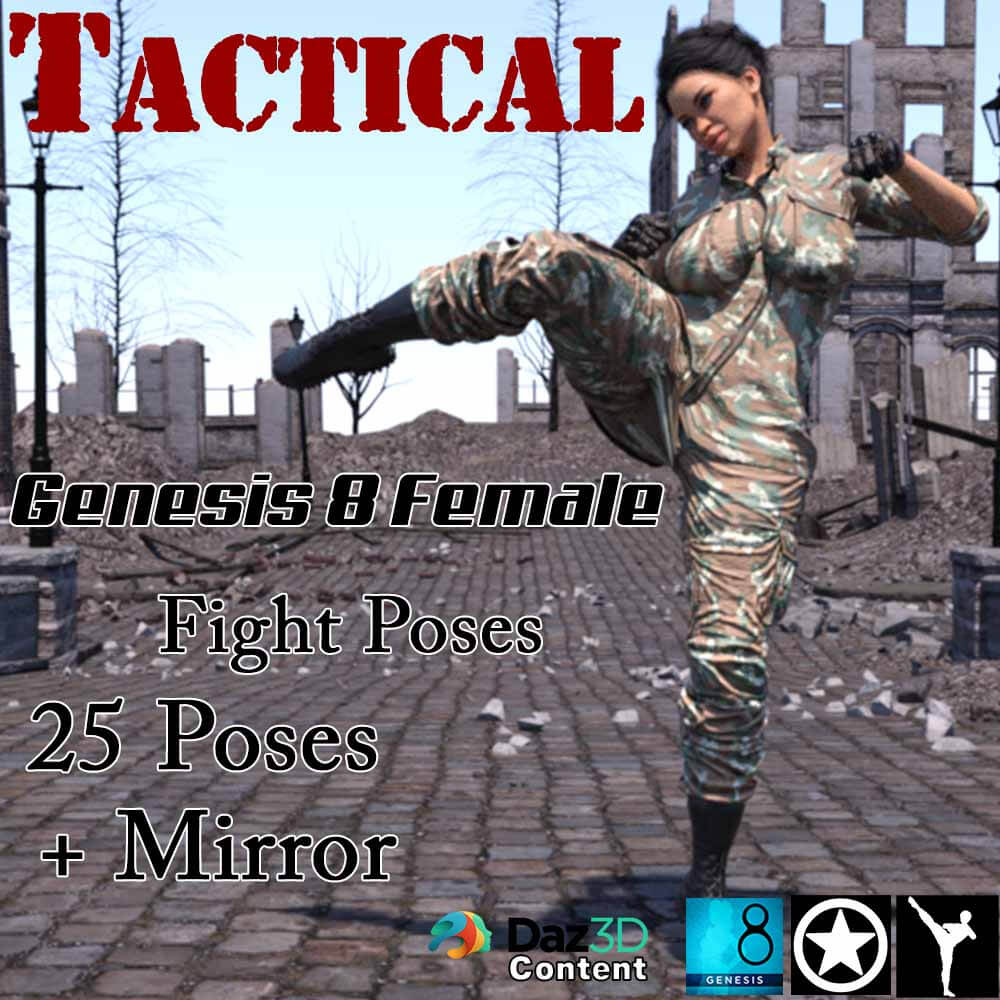 Tactical Poses G8F & G8M-Fight Bundle by wentley