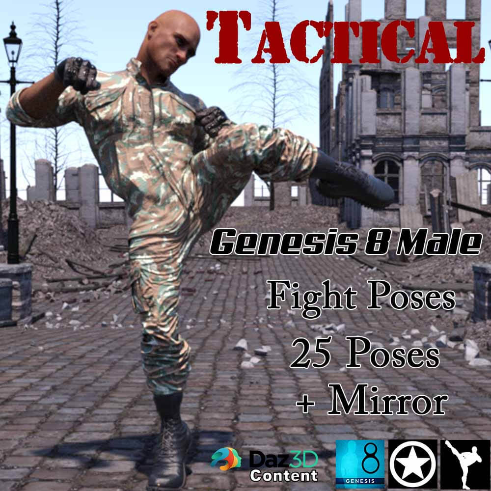 Tactical Poses G8F & G8M-Fight Bundle by wentley