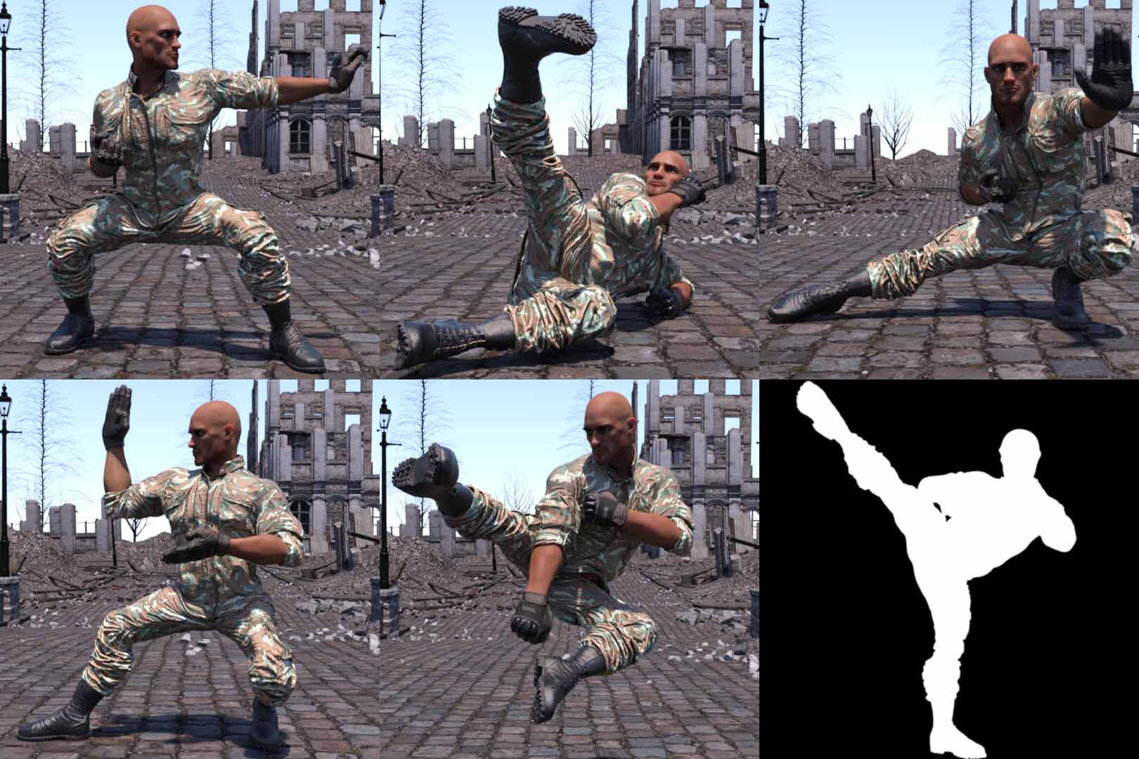 Tactical Poses G8F & G8M-Fight Bundle by wentley