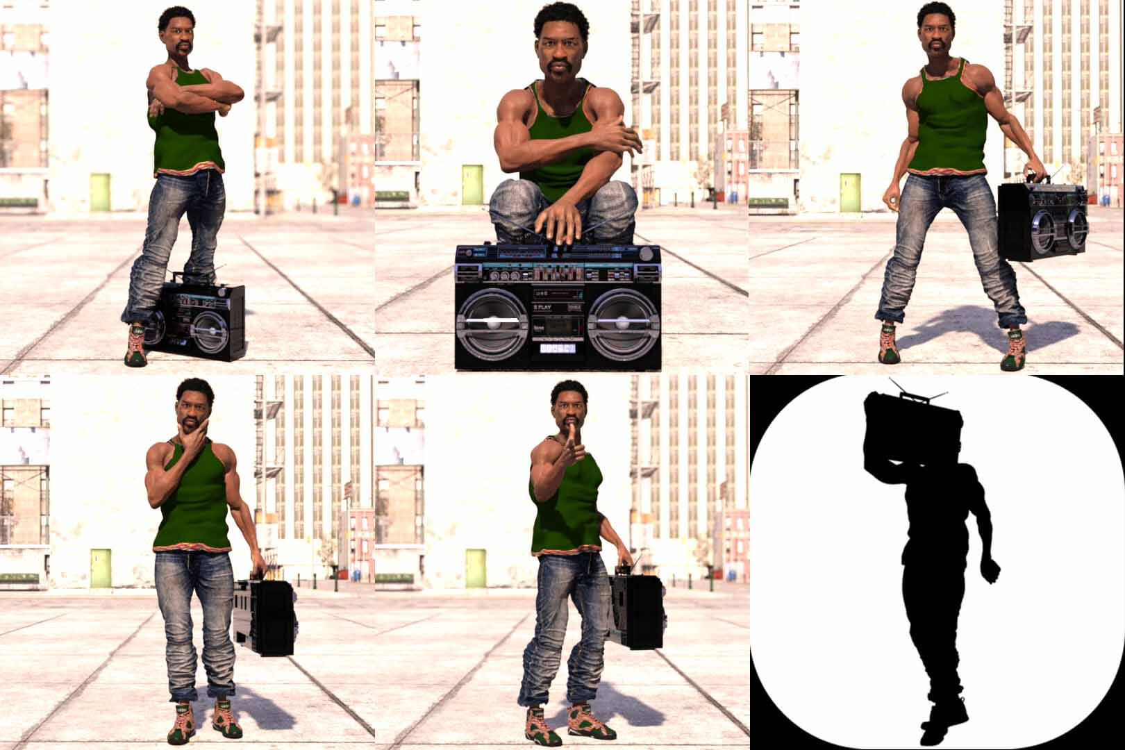 Urban Legends-Breakdance for G8M-Attitude(Poses & Props) Daz Content by ...