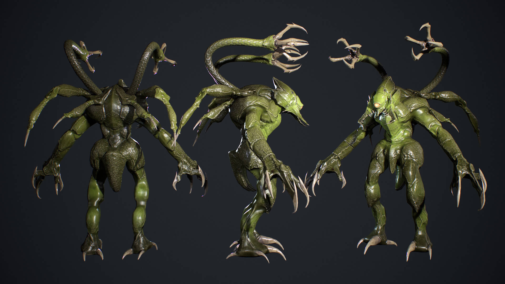 Beast Creature - 3D Model by Wernerkurt