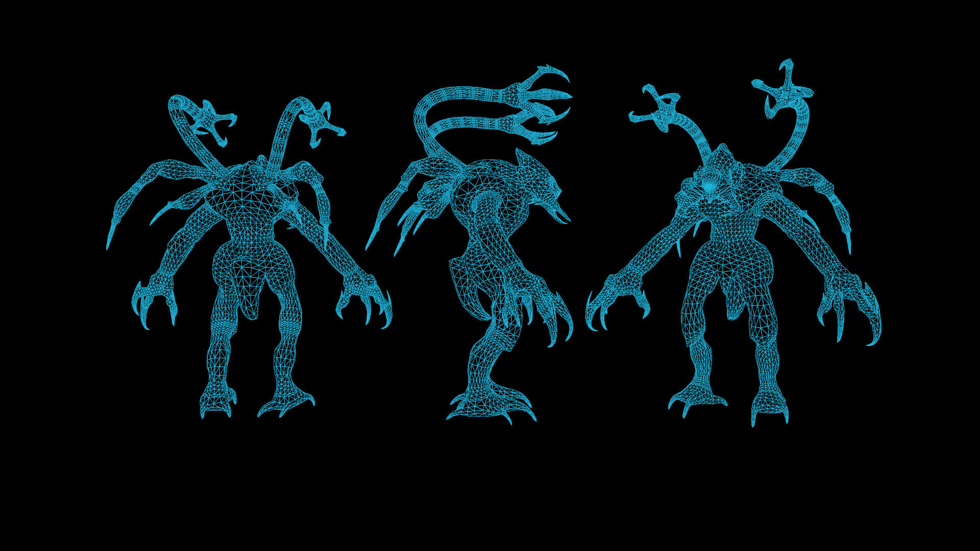 Creatures Pack 2 - 3D Model by Wernerkurt