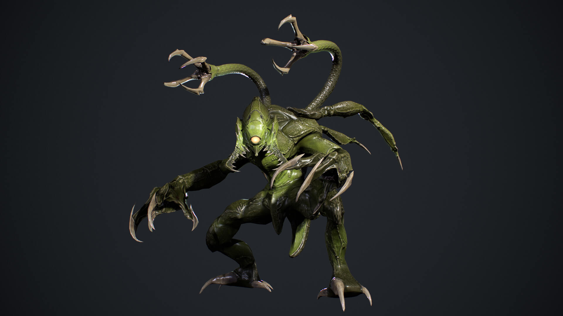 Beast Creature - 3D Model by Wernerkurt