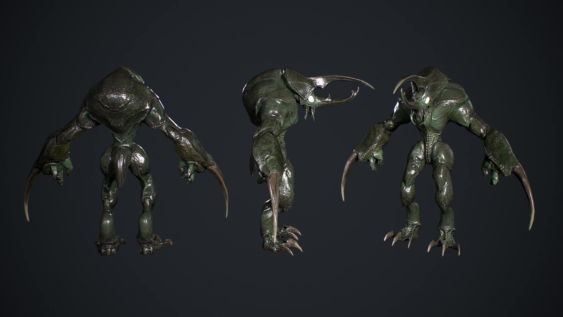 Bug Creature 3 - 3D Model by Wernerkurt
