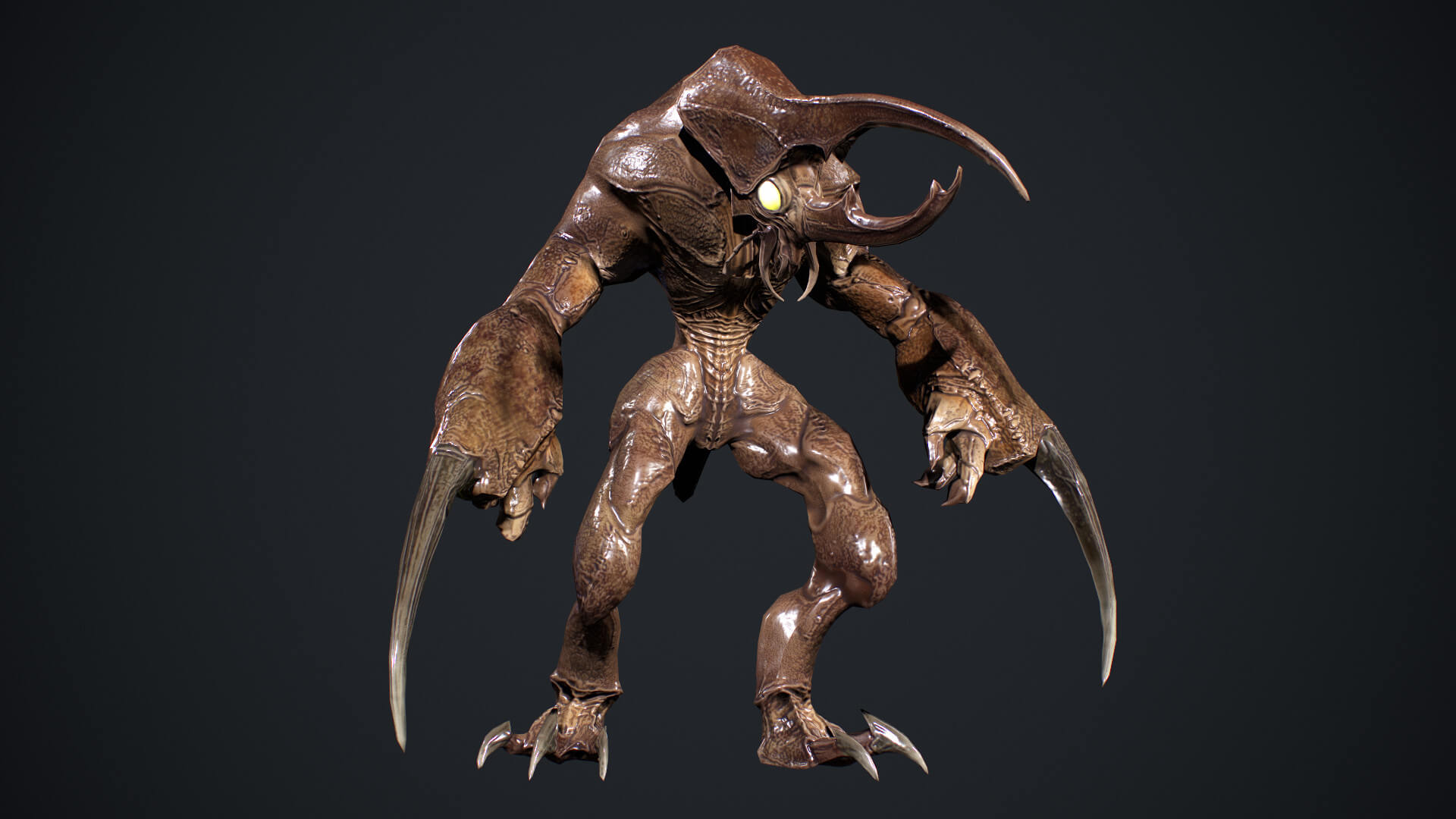 Bug Creature 3 - 3D Model by Wernerkurt