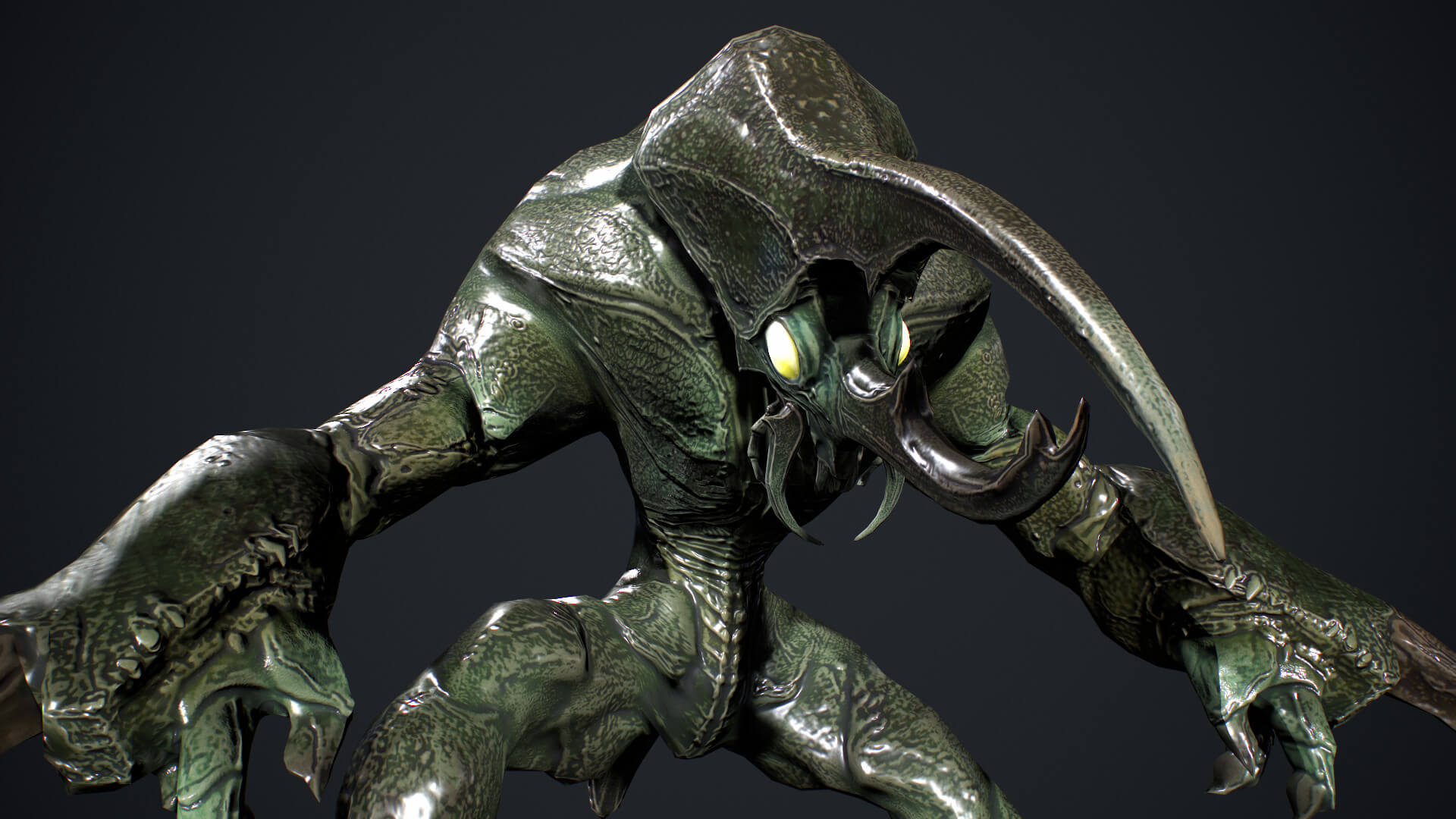 Bug Creature 3 - 3D Model by Wernerkurt