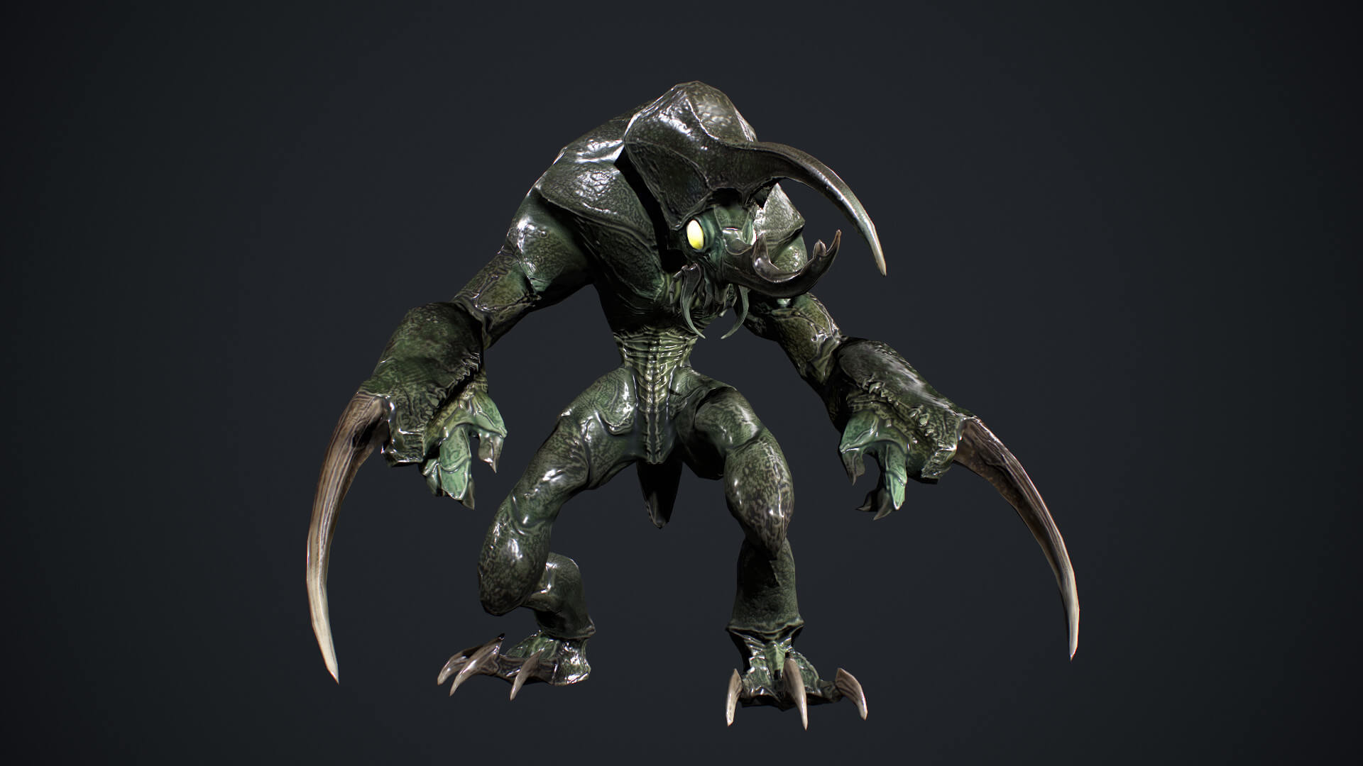 Bug Creature 3 - 3D Model by Wernerkurt