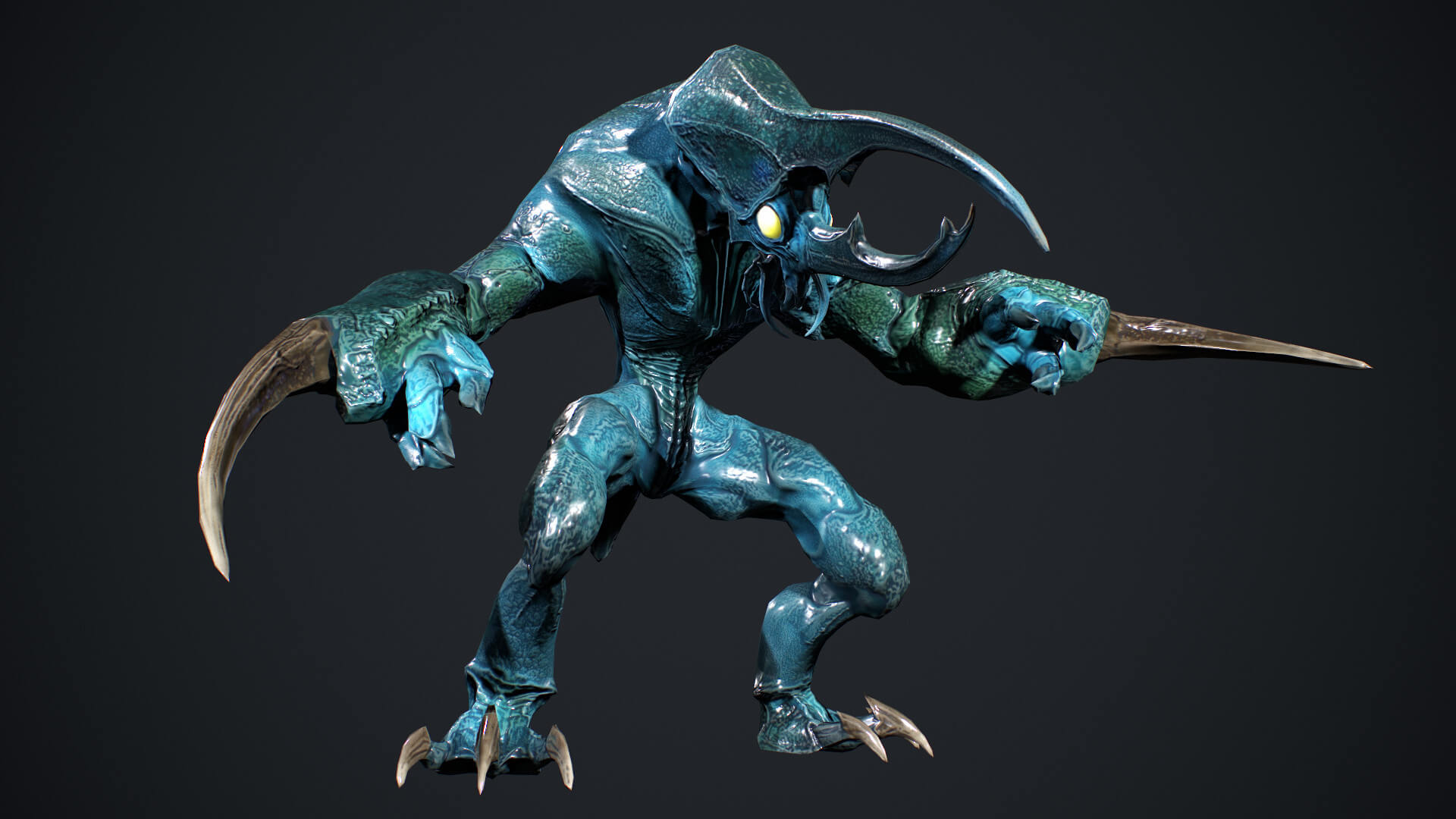 Bug Creature 3 - 3D Model by Wernerkurt