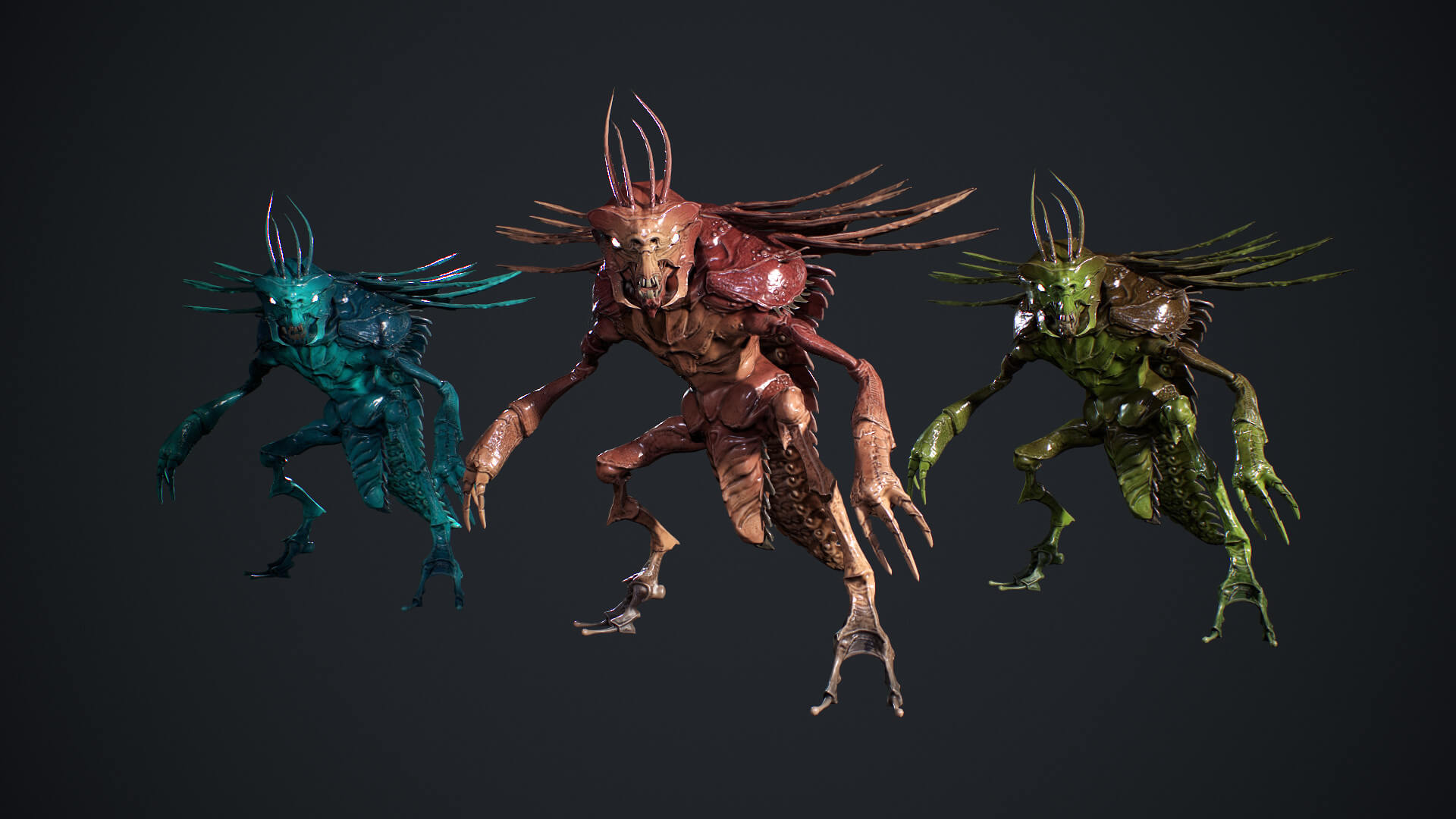Bug Creature 2 - 3D Model by Wernerkurt