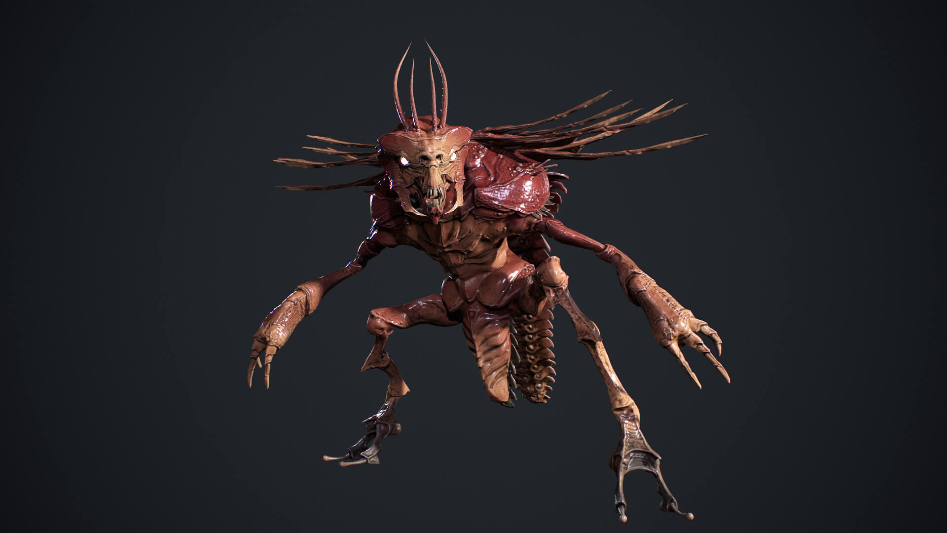 Bug Creature 2 - 3D Model by Wernerkurt
